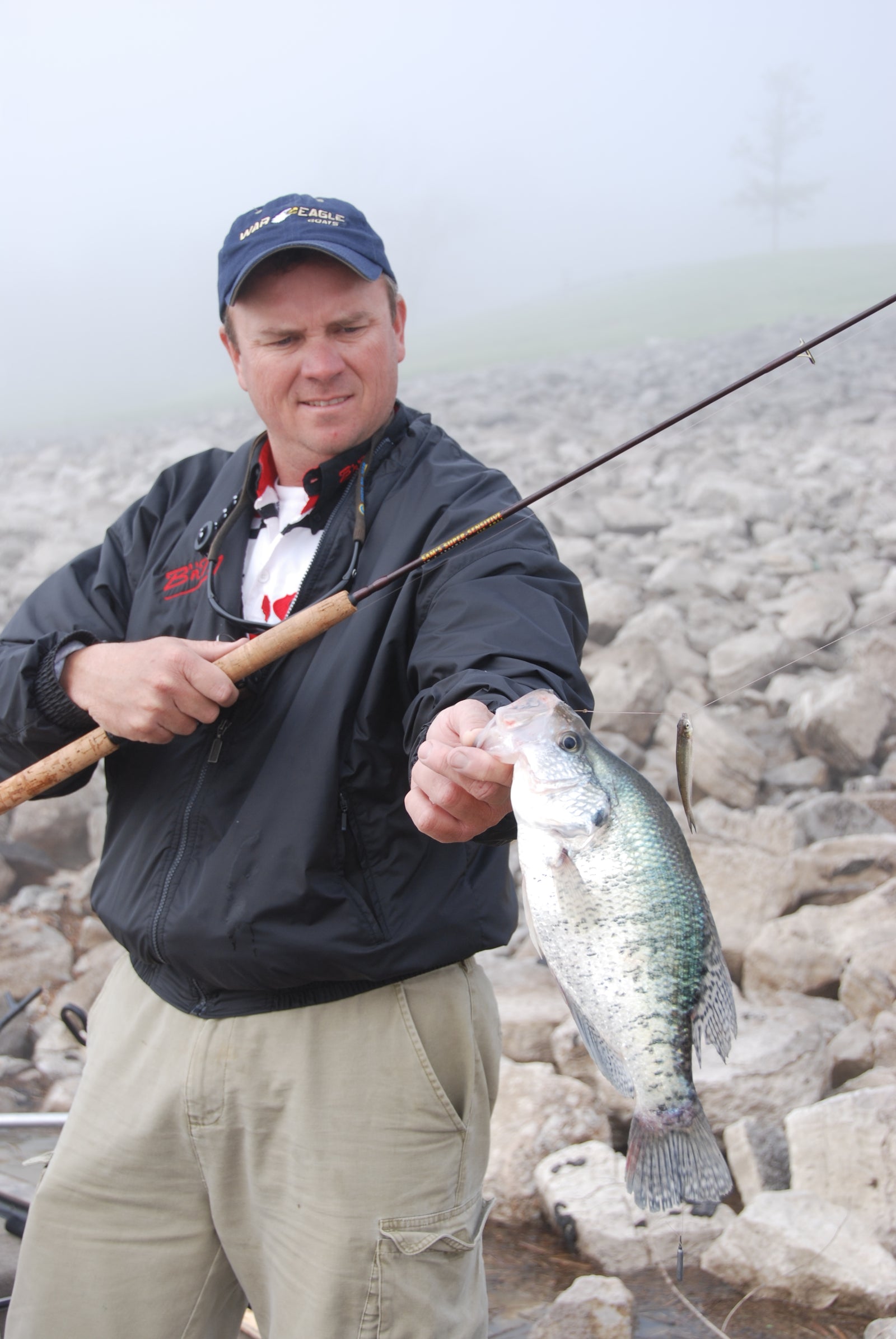 How To Catch Winter Spillway Crappie - B'n'M Pole Company